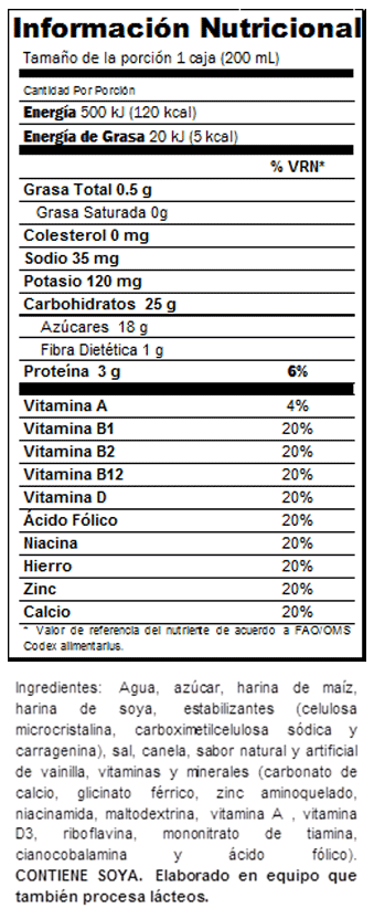 Incaparina » Lista Para Tomar